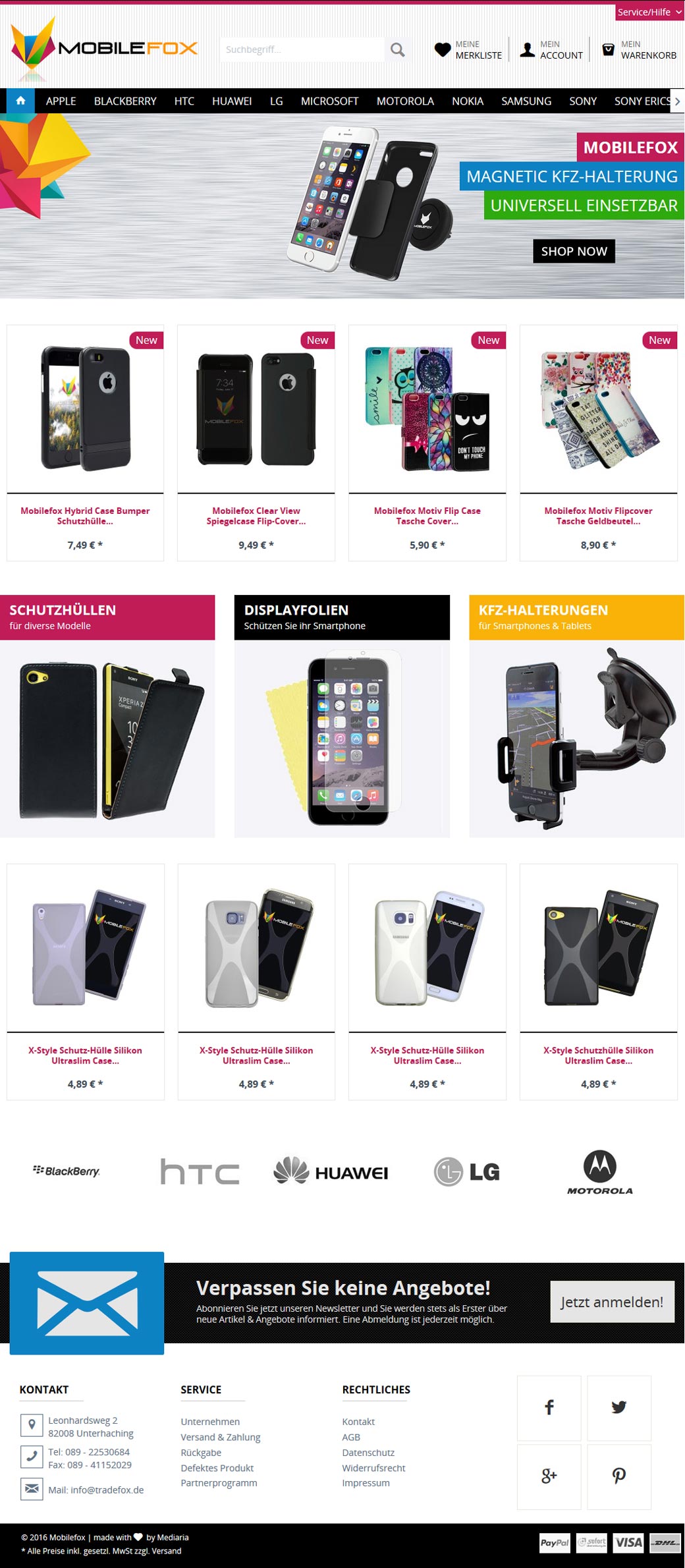 Mobilefox - Shopware Template | Mediaria Mobilefox - Shopware Template | Mediaria